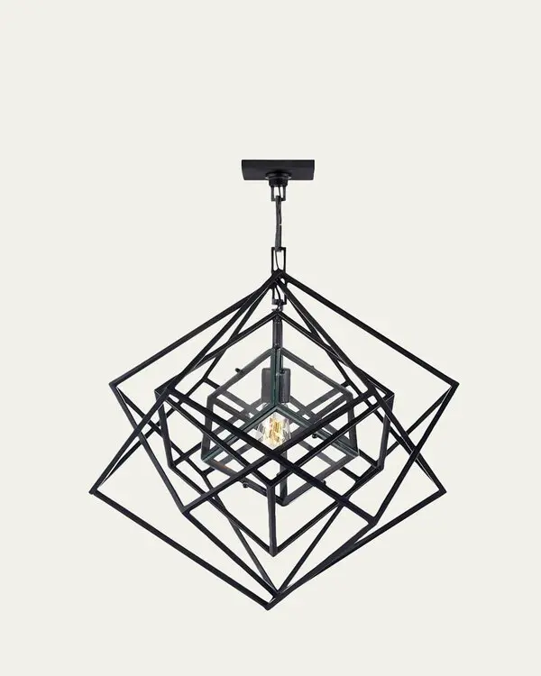 VISUAL COMFORT & CO. Cubist Small Chandelier Kelly Wearstler