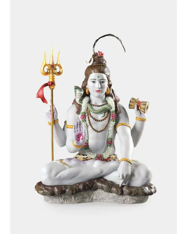LLADRO Lord Shiva Figurine - Multi