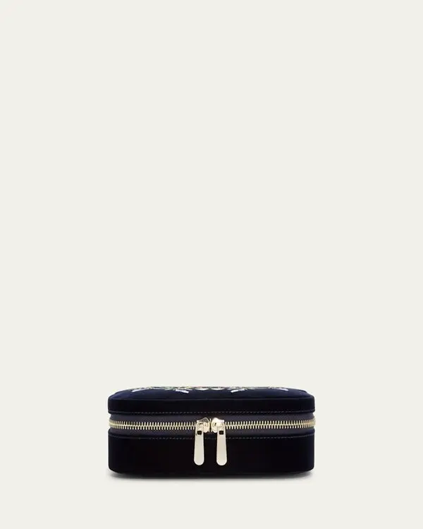 Wolf Zoe Travel Zip Case - Indigo