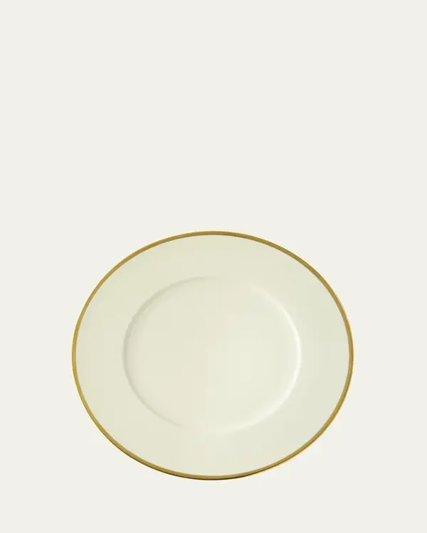 ANNA WEATHERLEY Porcelain And 24k Gold Charger - Ecru