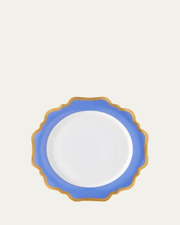ANNA WEATHERLEY Indigo Rimmed Dinner Plate