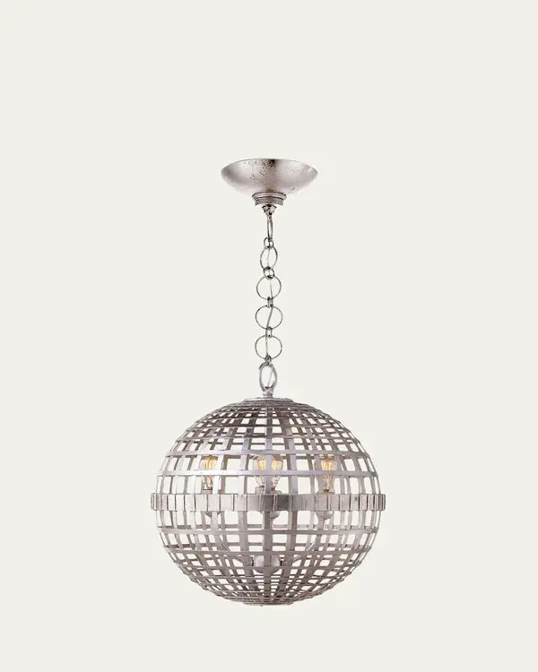 VISUAL COMFORT & CO. Mill Small Globe Lantern Aerin - Silver