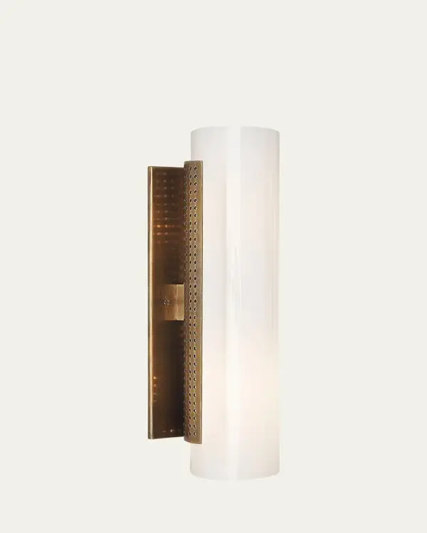VISUAL COMFORT & CO. Precision Cylinder Sconce Kelly Wearstler - Antique Brass