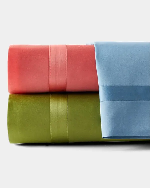 MATOUK Nocturne 600 Thread Count Full/ Flat Sheet - Grass