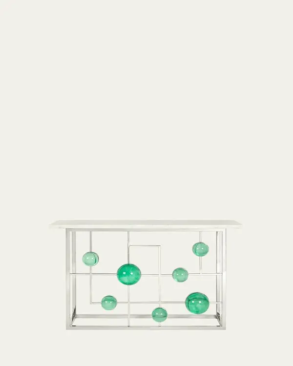 Jonathan Adler Globo Fretwork Console