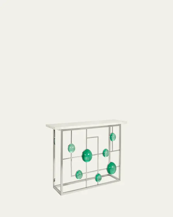 Jonathan Adler Globo Fretwork Console