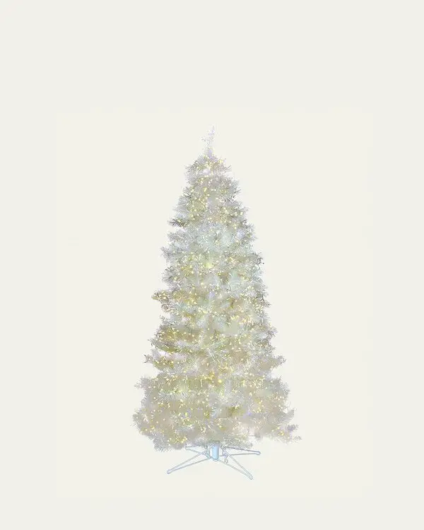 BARCANA 9' Iridescent Tree With Led Lights