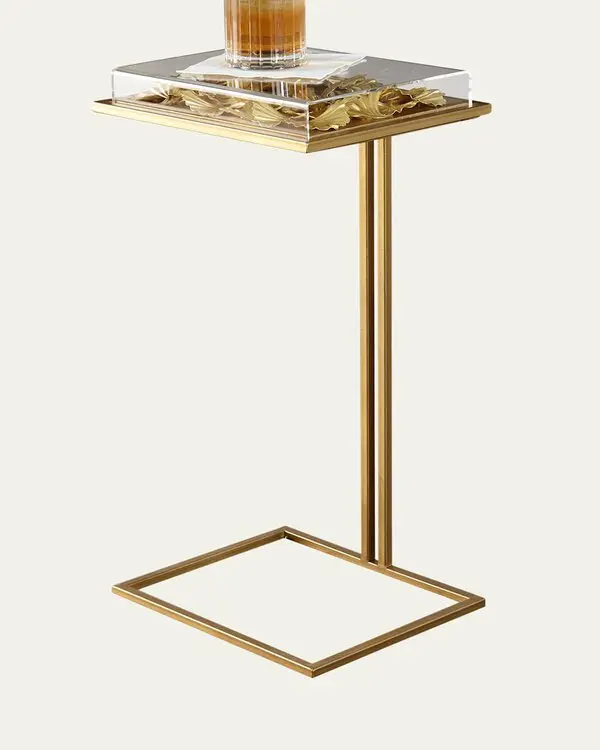 TOMMY MITCHELL Gilded Gingko Cocktail Table - Gold