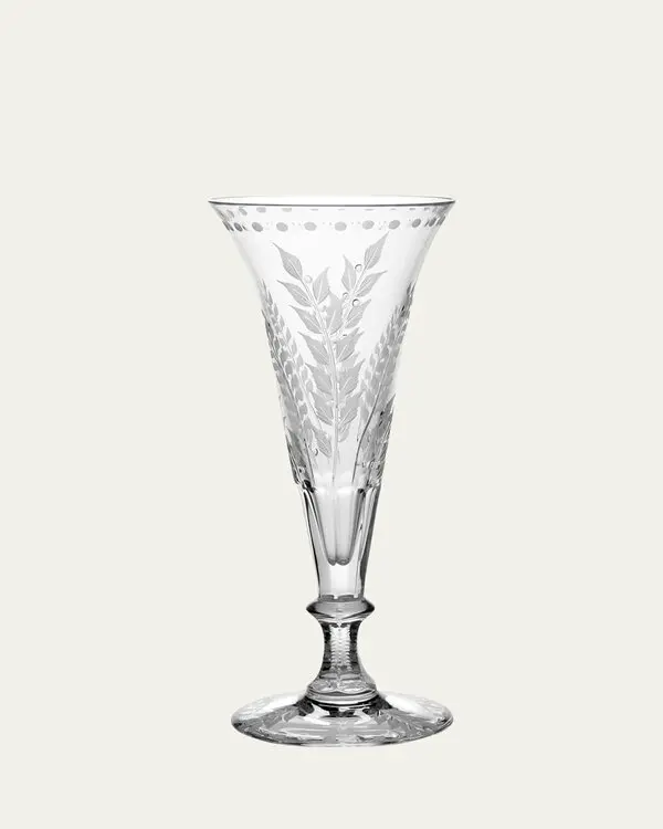 WILLIAM YEOWARD CRYSTAL Fern Champagne Flute