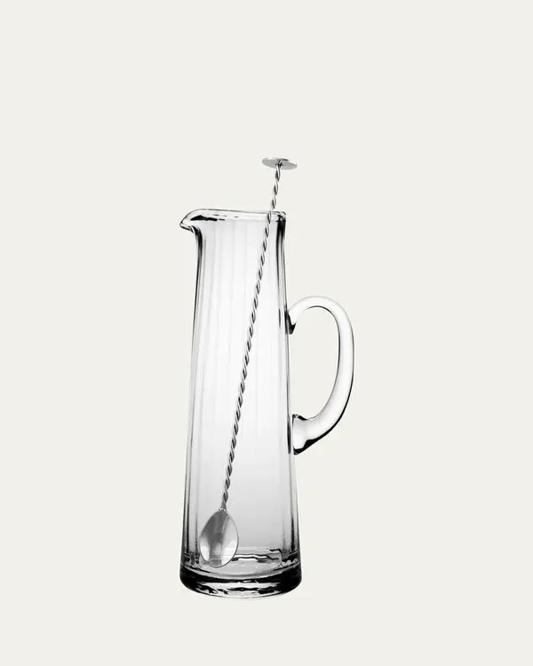 WILLIAM YEOWARD CRYSTAL Corrine Cocktail Jug And Spoon
