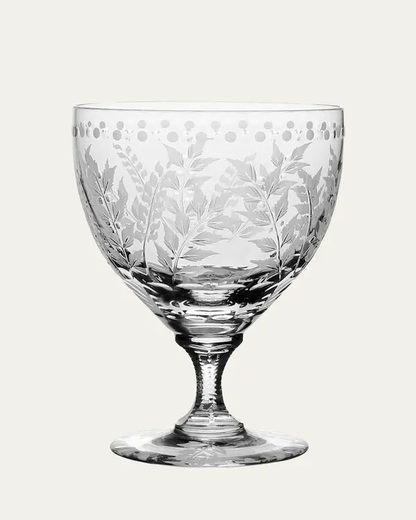 WILLIAM YEOWARD CRYSTAL Fern Wine Glass, Large - Clear