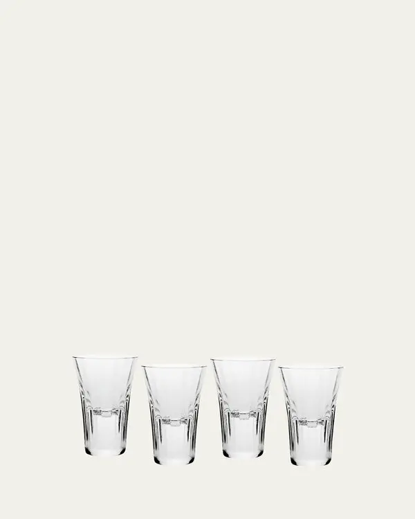 WILLIAM YEOWARD CRYSTAL Corinne Shot Glasses, Set Of 4