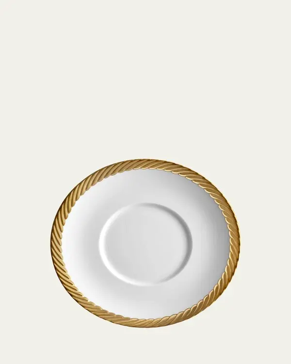 L'Objet Corde Saucer - White/gold