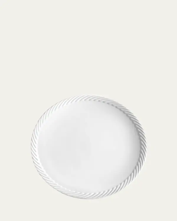 L'Objet Corde Dinner Plate - White