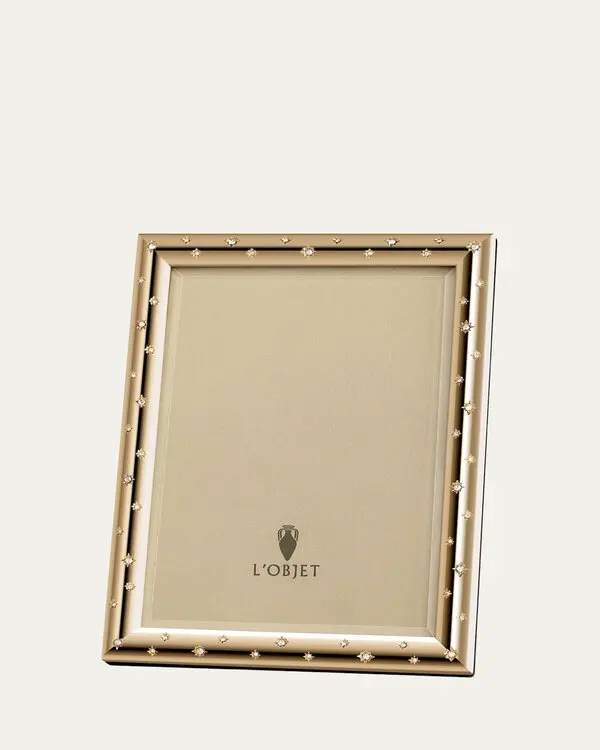 L'Objet Stars Picture Frame, 4" X 6 - Gold