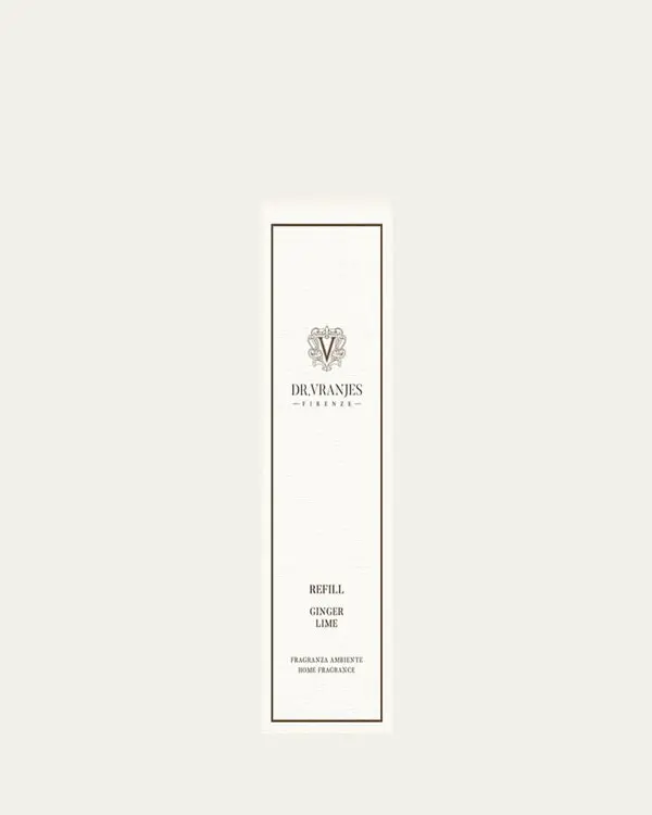 DR. VRANJES FIRENZE Ginger Lime Refill Plastic Bottle Home Fragrance, 17 Oz