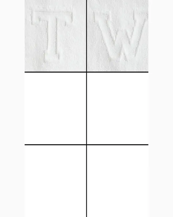 MATOUK Auberge Monogrammed Fingertip Towel - White