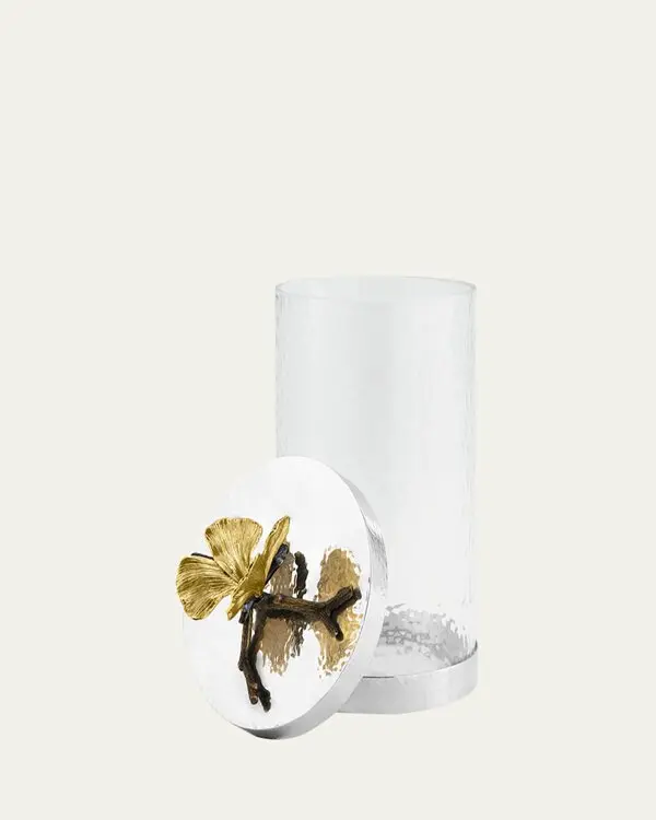 Michael Aram Butterfly Ginkgo Canister, Medium - Clear