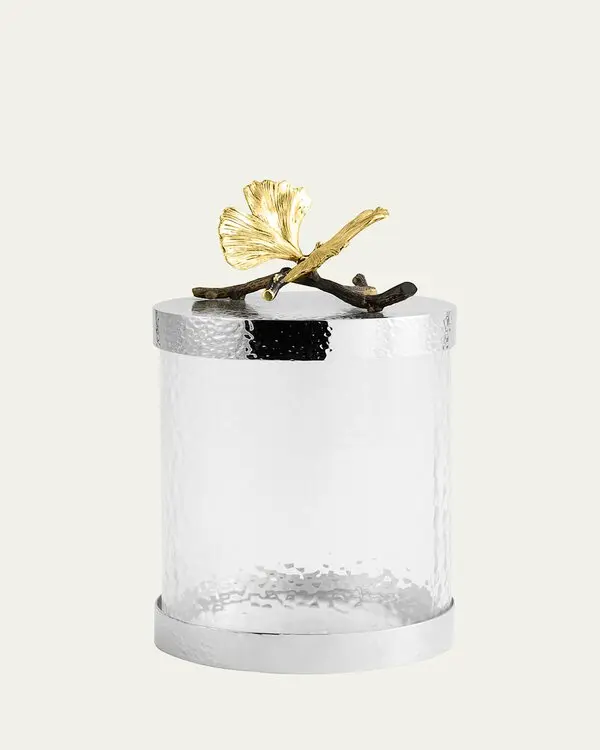 Michael Aram Butterfly Ginkgo Canister, Small - Clear