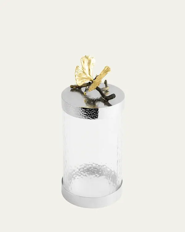 Michael Aram Butterfly Ginkgo Canister, Small - Clear