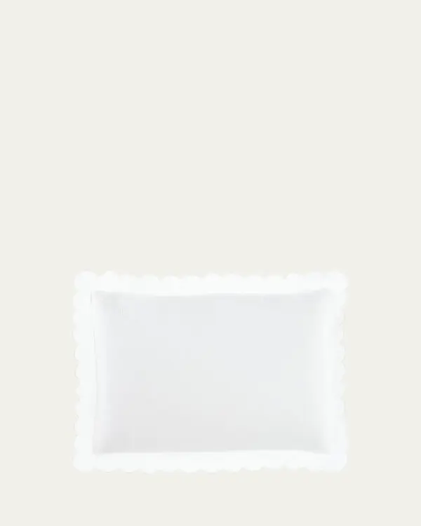 SFERRA Alice King Floral Matelasse Sham - White
