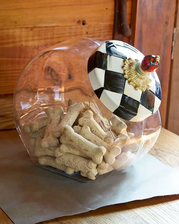 MACKENZIE-CHILDS Courtly Check Cookie Jar