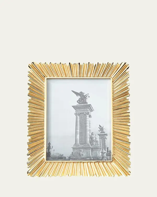 L'Objet Ray -plated Picture Frame, 5" X 7