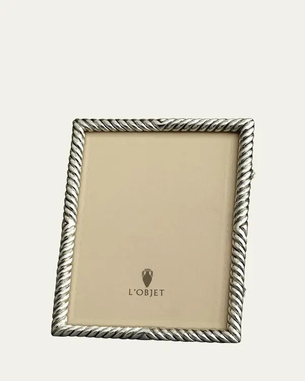 L'Objet Deco Twist Platinum-plated Picture Frame