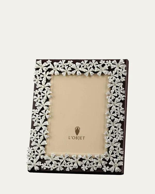 L'Objet Garland Swarovski Crystal Picture Frame, 8x10