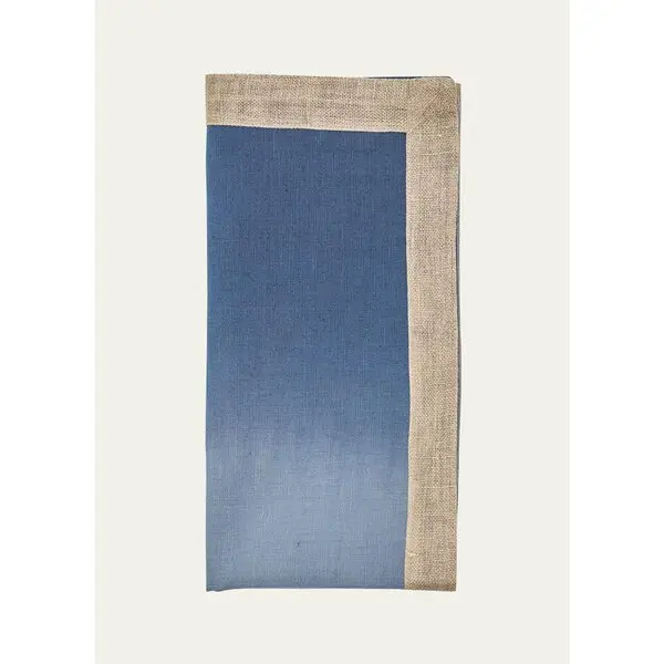 KIM SEYBERT Dip Dye Napkin - Blue Multi