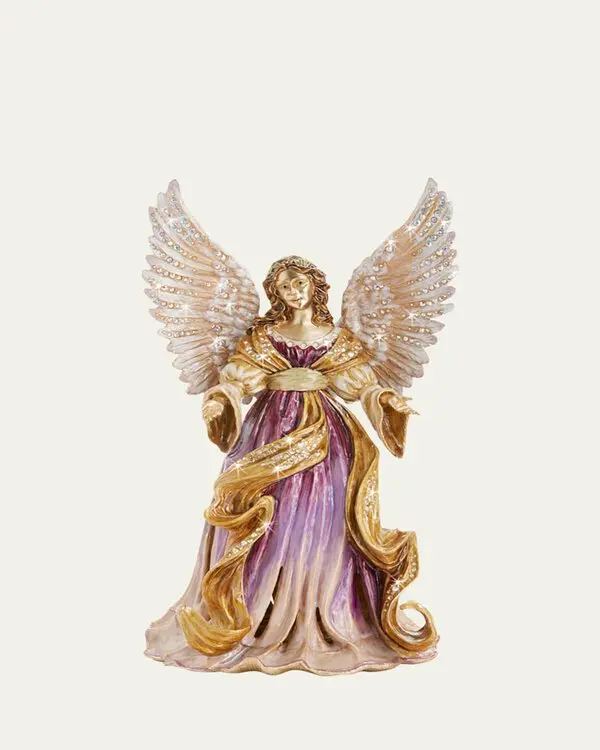 JAY STRONGWATER Renaissance Angel Musical Figurine