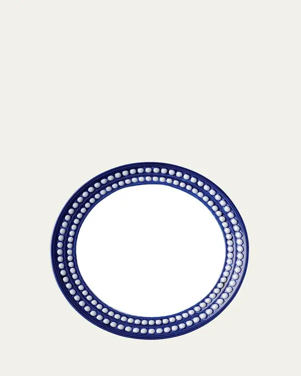 L'Objet Perlee Dessert Plate - Bleu