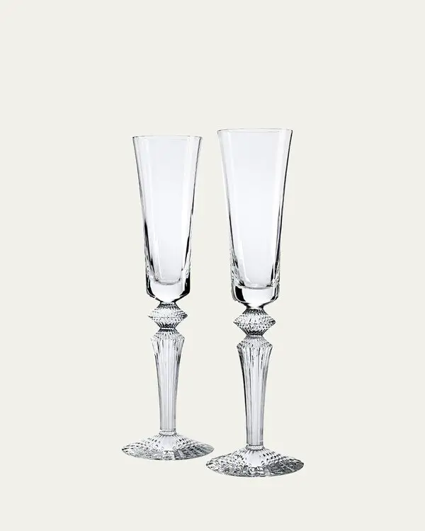 THE MARTHA, BY BACCARAT Mille Nuits Flutissimo, Set Of 2