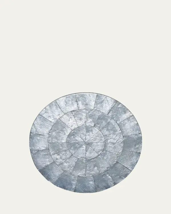 KIM SEYBERT Round Capiz Shell Placemat