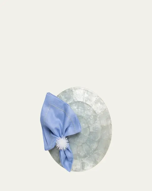 KIM SEYBERT Round Capiz Shell Placemat