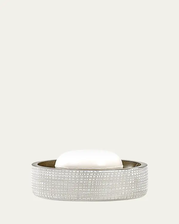 LABRAZEL Woven Soap Dish, Platinum