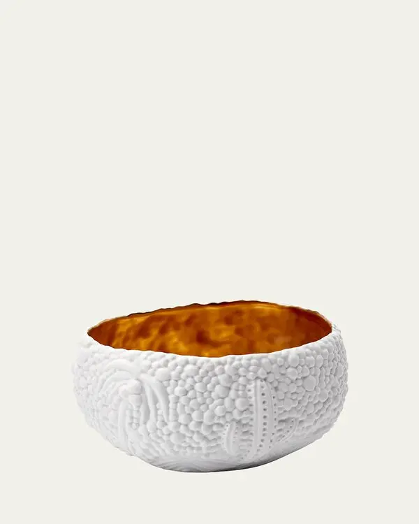 L'Objet Haas Mojave Dessert Bowl - White/gold