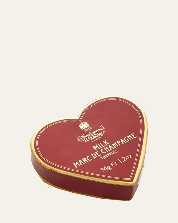 CHARBONNEL ET WALKER Mini Heart Truffle Box