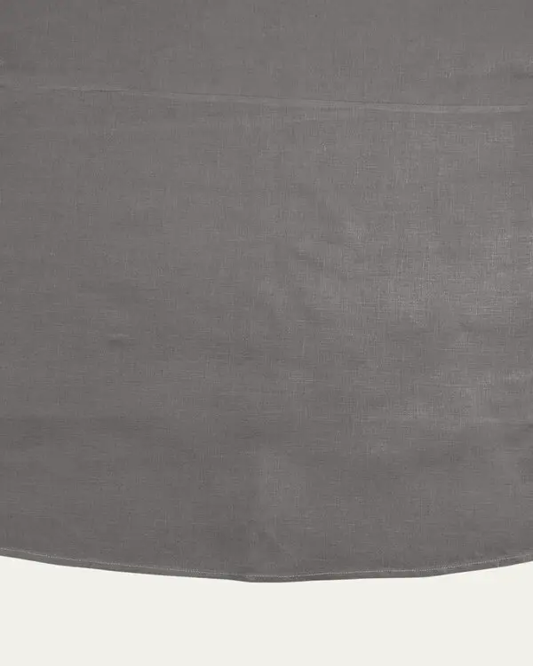 SFERRA Festival Round Tablecloth, 90"dia - Grey
