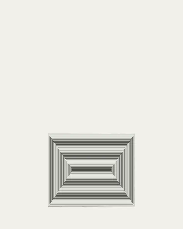 L'Objet Concorde Sateen Tablecloth, Medium, 70" X 90 - Black