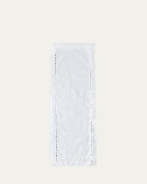 SFERRA Acanthus Jacquard Table Runner, 15" X 72