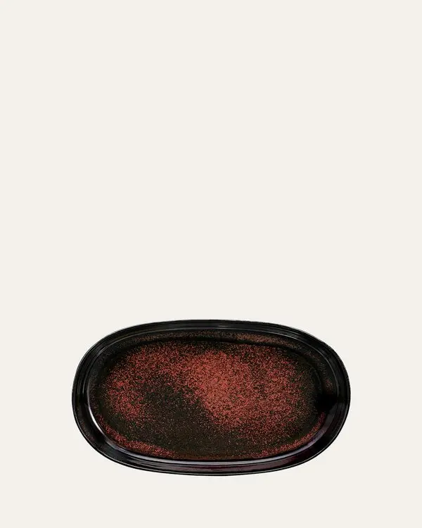 L'Objet Terra Small Oval Platter - Red