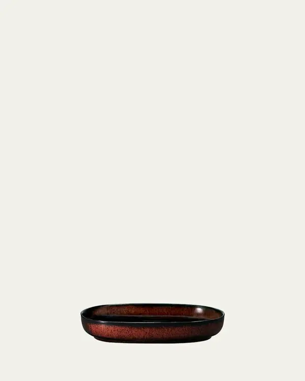 L'Objet Terra Small Oval Platter - Red