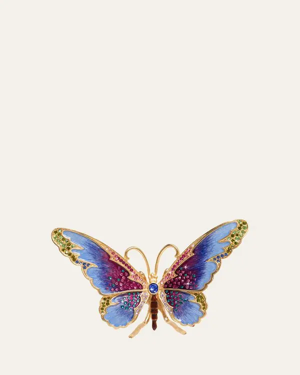 JAY STRONGWATER Large Butterfly Figurine