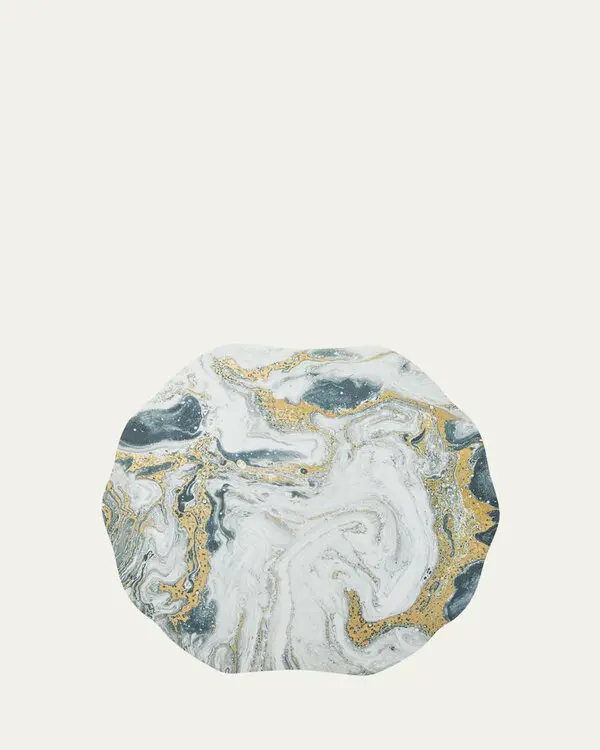 KIM SEYBERT Cosmos Placemat - Gray Pattern
