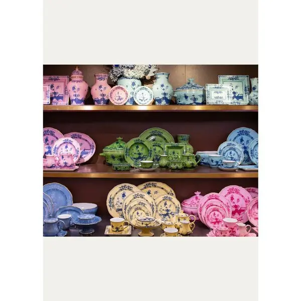 GINORI 1735 Oriente Italiano Salad Plate, Pervinca