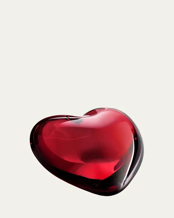 THE MARTHA, BY BACCARAT Puffed Heart - Ruby