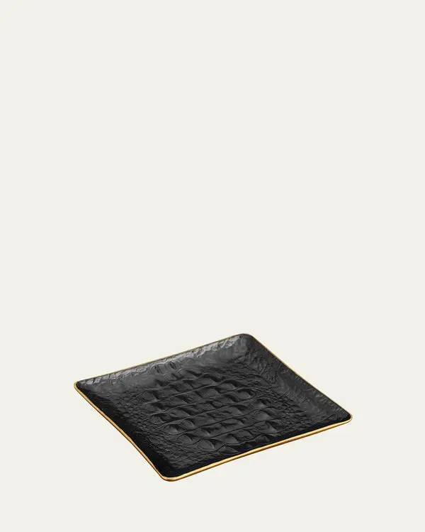 L'Objet Crocodile Square Tray