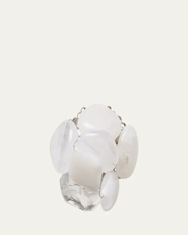 KIM SEYBERT Sea Stone Napkin Ring - White
