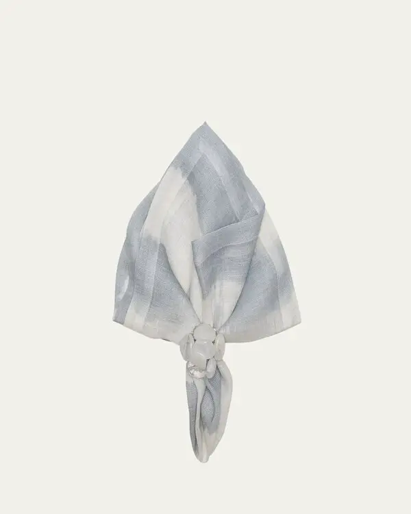 KIM SEYBERT Sea Stone Napkin Ring - White